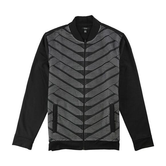 Alfani | Jackets & Coats | Alfani Mens Patterned Bomber Jacket Black ...
